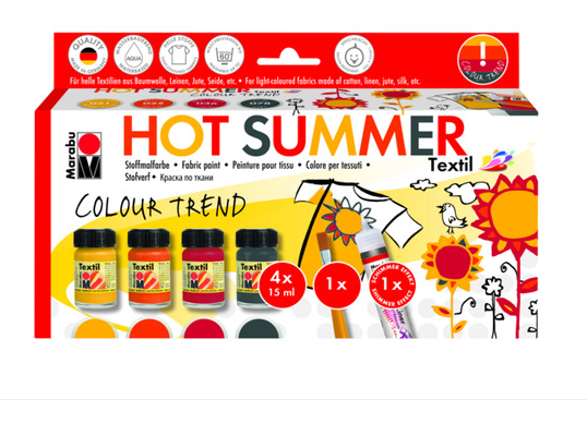Hot Summer Fabric Paint Kit – ARTSCAPE
