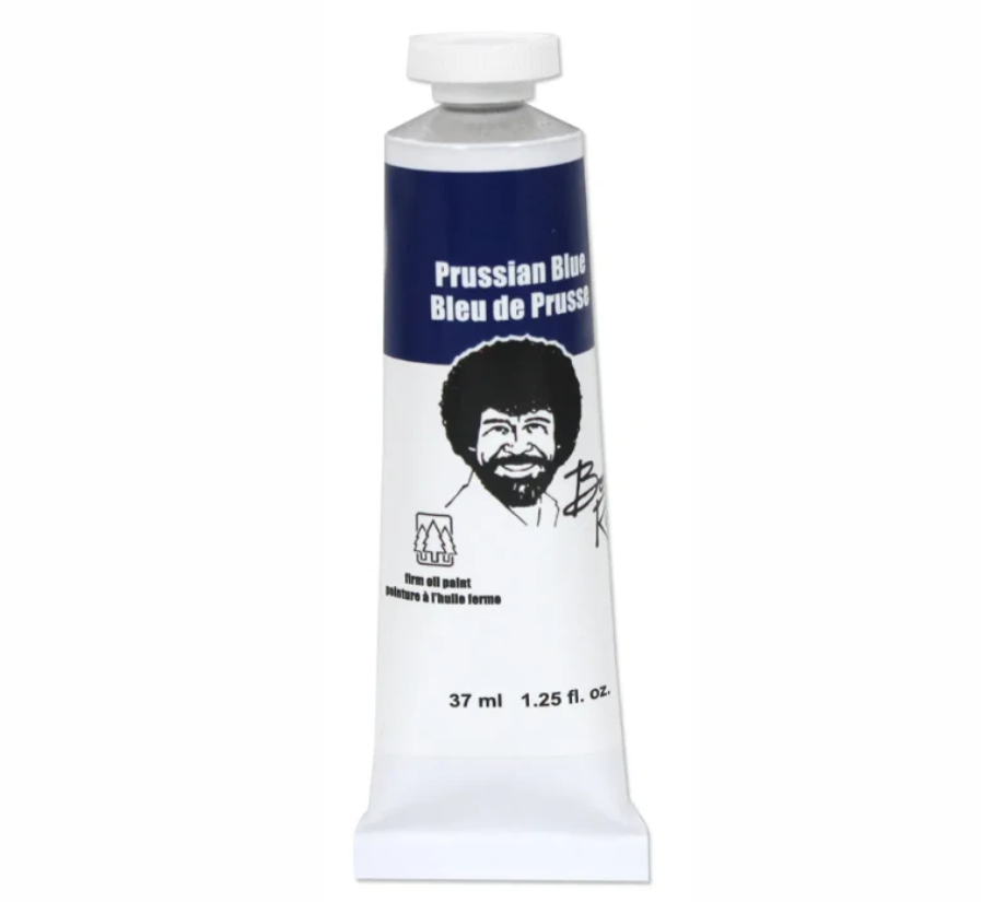 Bob Ross Prussian Blue Oil Paint 37ml – ARTSCAPE