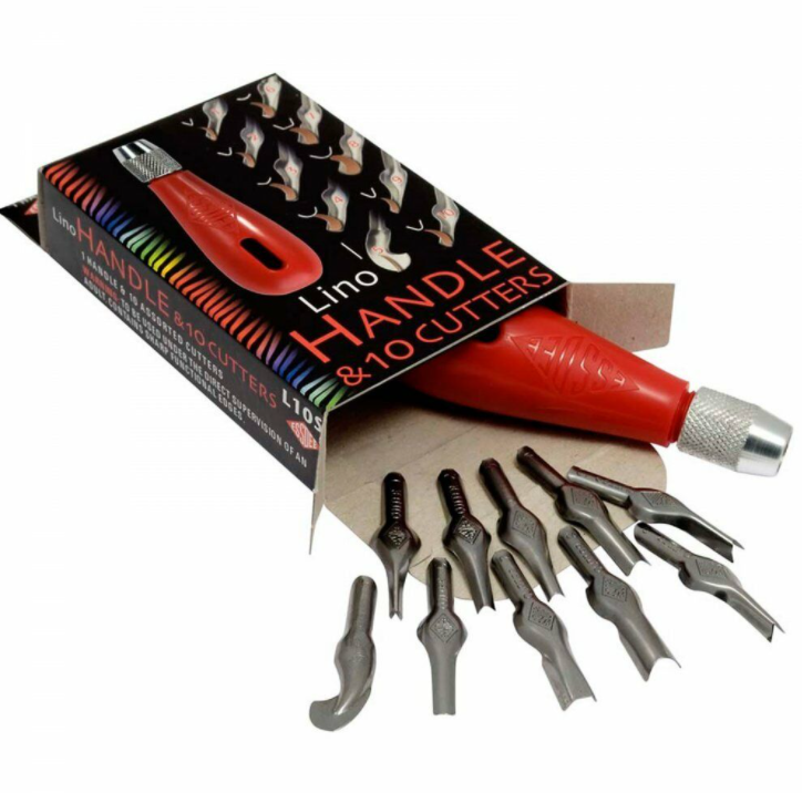 Lino Handle and 10 cutters – ARTSCAPE