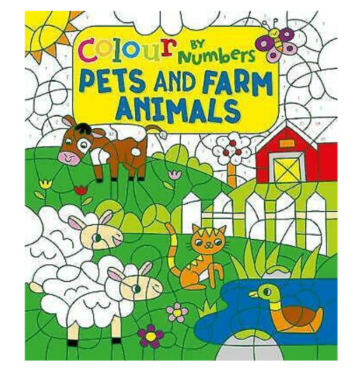 Colour by Numbers Pets and Farm Animals – ARTSCAPE