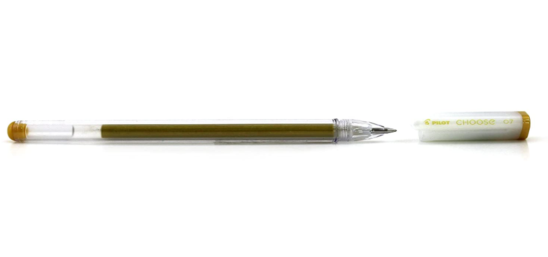 0.7mm Gel Ink Pen Gold – ARTSCAPE