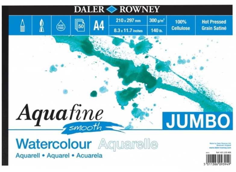 Daler Rowney watercolour paper Jumbo A4 – ARTSCAPE