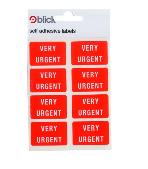 Very Urgent Stickers – ARTSCAPE