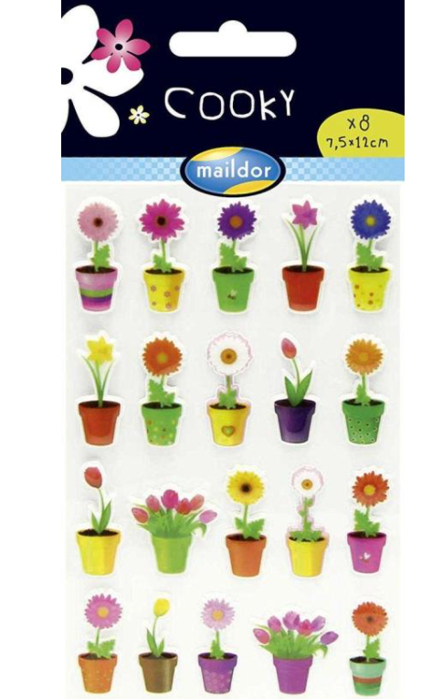 Cooky Pot Plants Stickers – ARTSCAPE