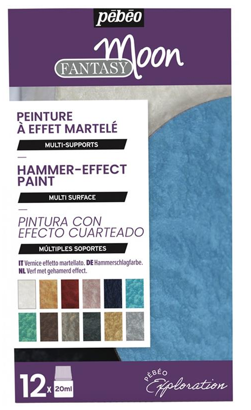 Pebeo Moon Hammer Effect Paint 12 Set – ARTSCAPE