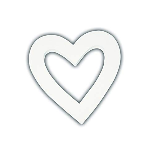 Decopatch white open heart – ARTSCAPE