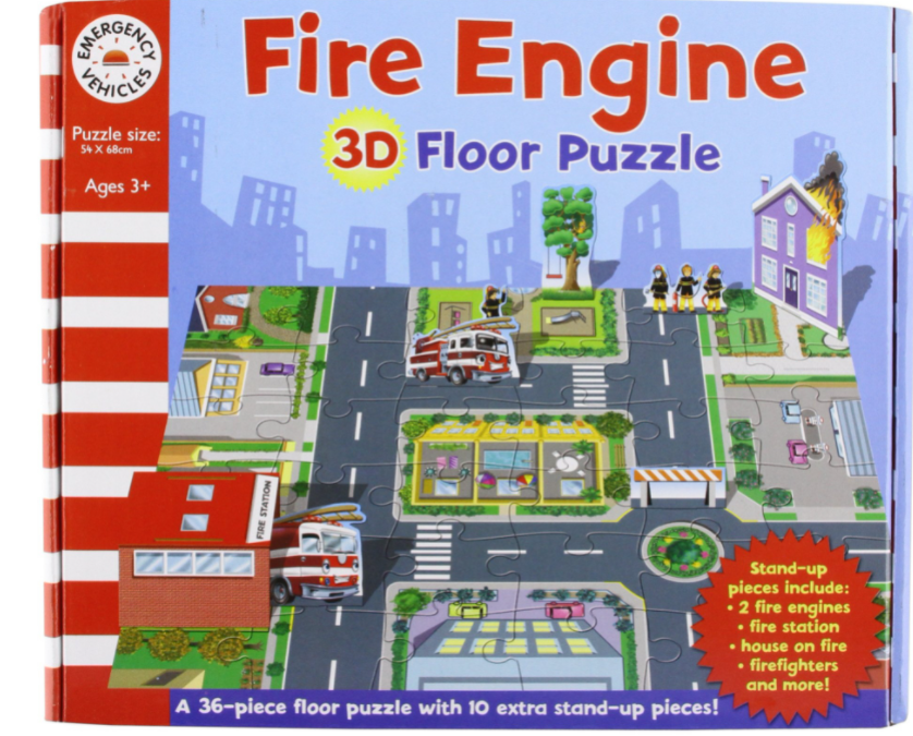 Floor puzzle fire engine – ARTSCAPE