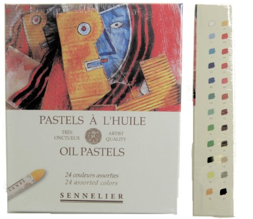 Oil pastels 24 assorted colors – ARTSCAPE
