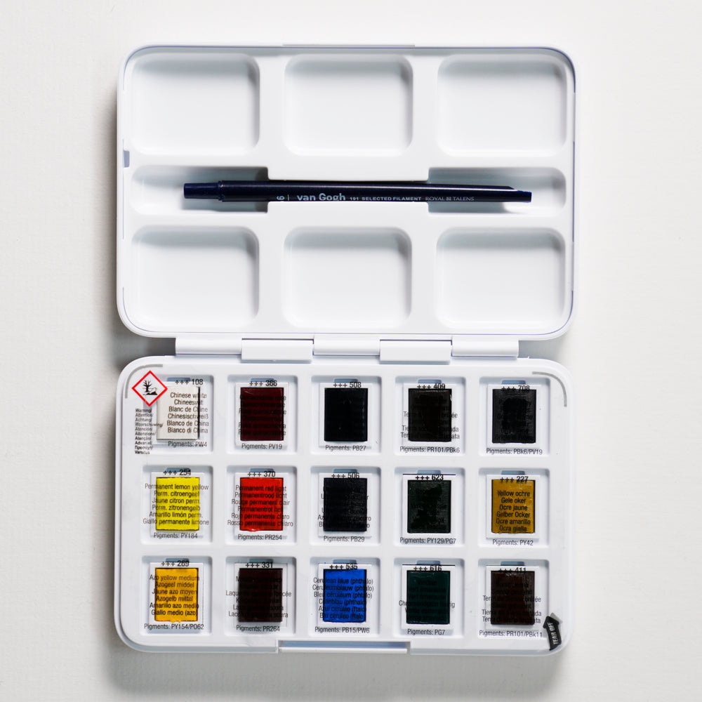 Van Gogh Watercolour 12+3 Pan Pocket Box – ARTSCAPE