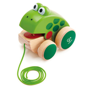Hape Pull Along Frog – ARTSCAPE