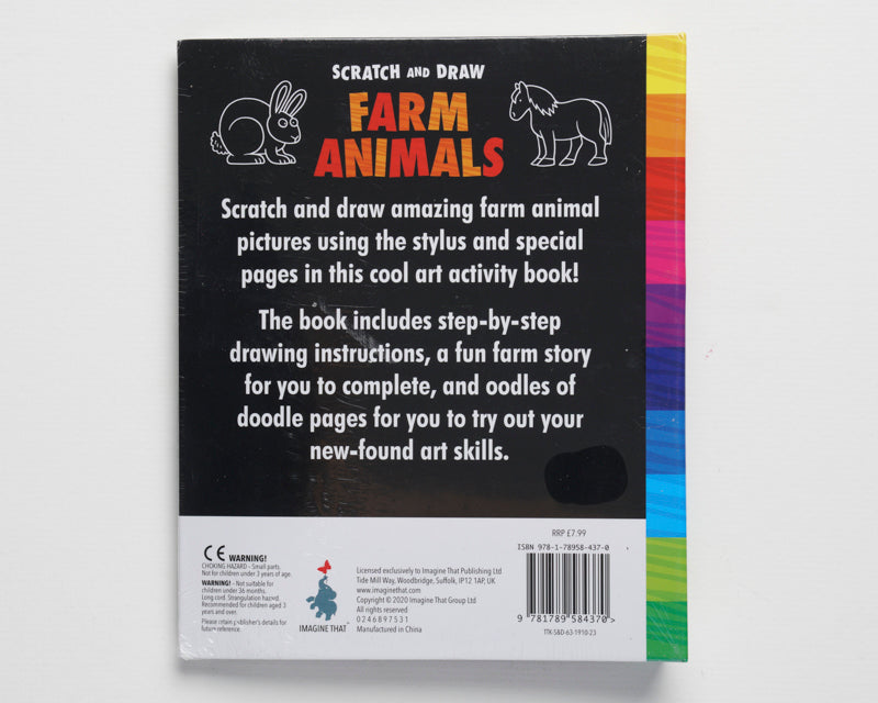 Scratch and Draw Farm Animals – ARTSCAPE