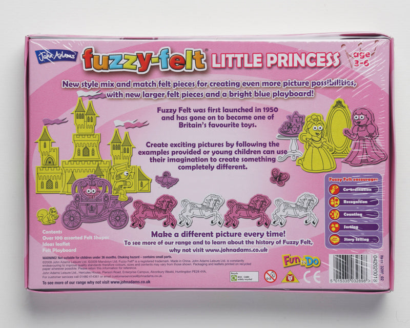 Fuzzy Felt Ages 3-6 Little Princess – ARTSCAPE