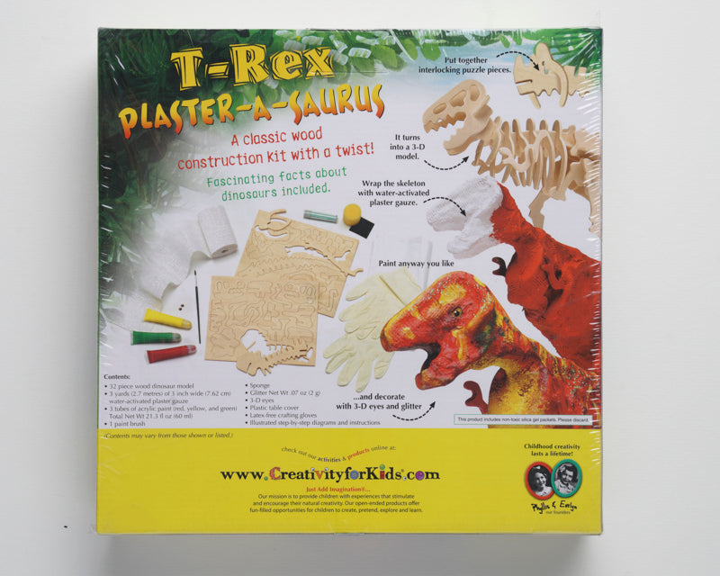 T-Rex Plaster-A-Saurus – ARTSCAPE
